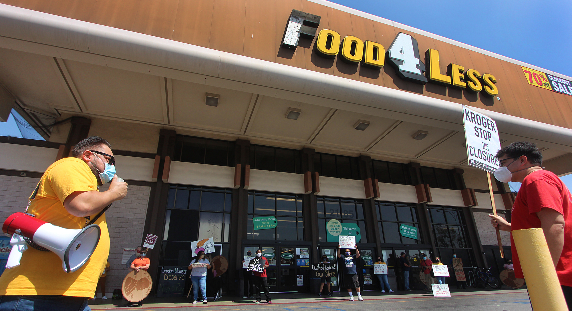 Protests continue with two Long Beach grocery stores set to close next ...