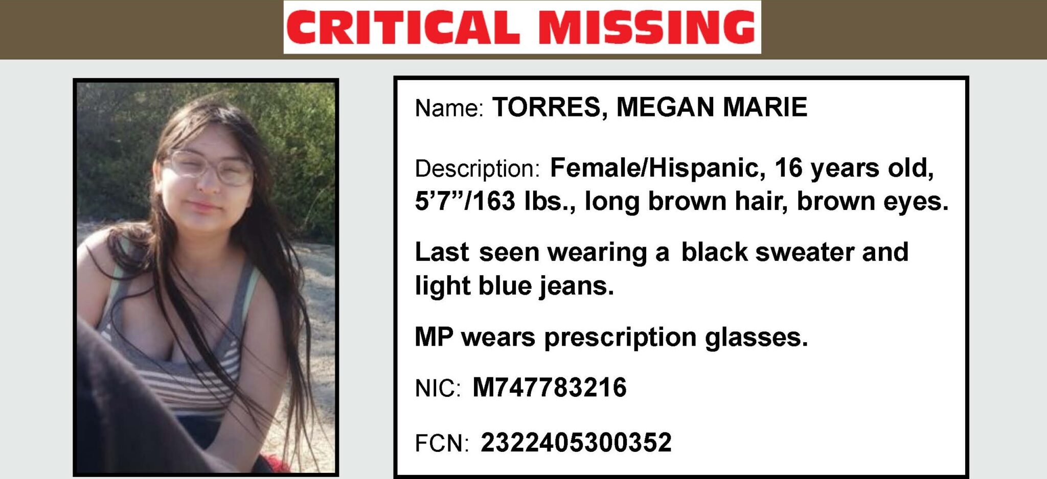 16-year-old girl missing from Lakewood; law enforcement asks for help ...