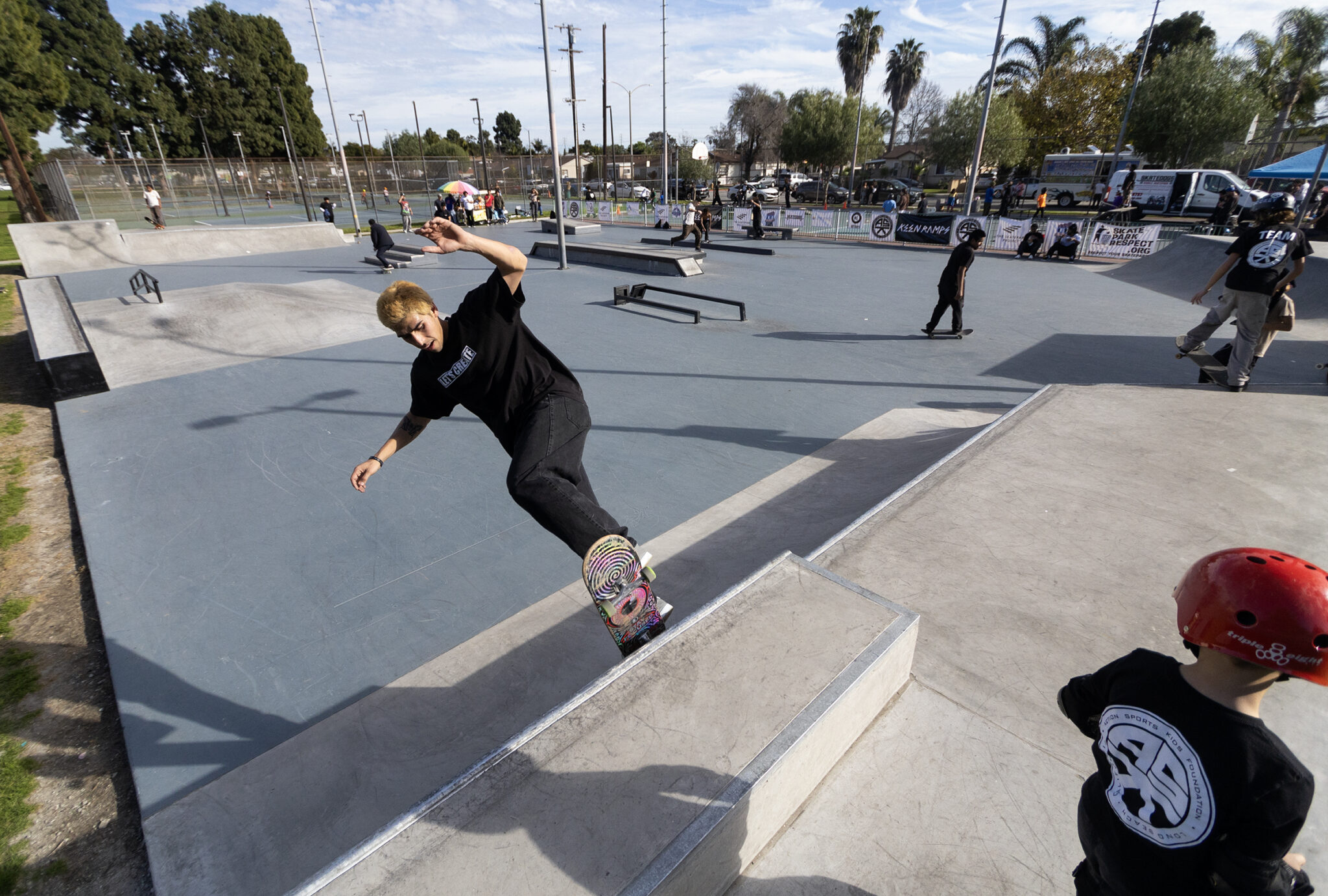 Photos: Silverado Skatepark reopens after $153K upgrade • Long Beach ...